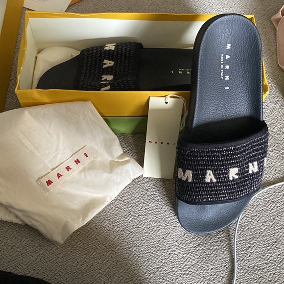 Marni | Shoes | Marni Slides Never Worn | Poshmark